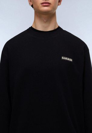 Napapijri Sweatshirt B-SMALL BOX C BEIGE DIMITY sportlicher Stil, mit Rundhalsausschnitt, ohne Verschluss