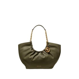 Michael Kors Sac &agrave; main &agrave; d&eacute;tail chaine et logo m&eacute;tallique en cuir