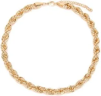 Au Printemps Paris Collier tress&eacute;