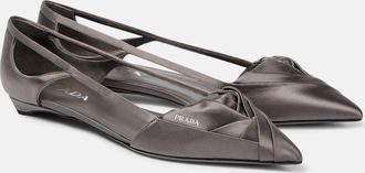 Prada Ballerinas aus Satin