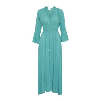 Americandreams Americandreams, Femme, Robes, Vert, Taille: 40 FR Robe Longue Sally