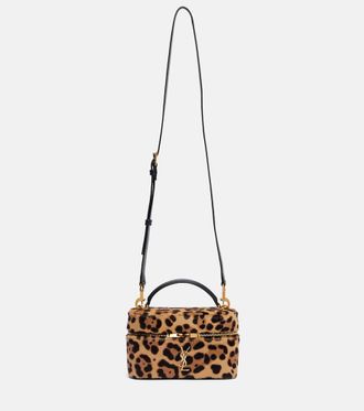 Saint Laurent Sac vanity Gaby imprimé en cuir façon poulain