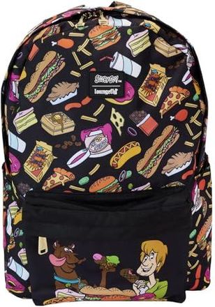 Loungefly Scooby-Doo Snacks Sac à dos pleine grandeur en nylon imprimé