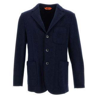 Barena Einknopf-Blazer - - Jackets - Herren - Blau - S