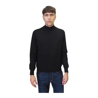 Barba Homme, Pulls, Noir, Taille: 2XL Pull &agrave; col roul&eacute;