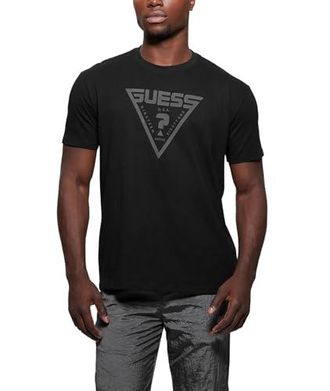 Guess Guess Eco Azha Crew Neck Over T-Shirt Eco Azha Crew Neck Over T-Shirt pour Homme, Noir, L