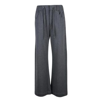 Brunello Cucinelli Tuta Pantalons - Femme - Pantalons - Gris - Taille: 36 FR