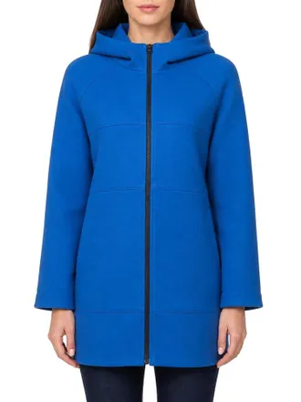 Pinko Womens Coat Cotton Apparel - Outwear Blue