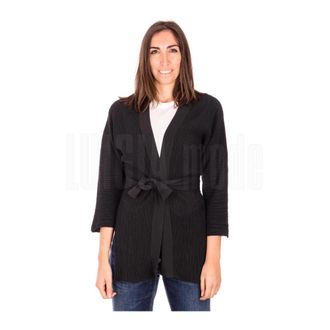 Alpha Studio Damen Cardigan - - Knitwear - Damen - Schwarzk - M