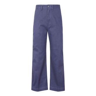 Ralph Lauren Femme, Pantalons, Bleu, Taille: 42 FR Pantalon Chino Court