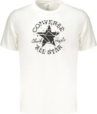 Converse Wei&szlig;es Baumwoll-Herren-T-Shirt