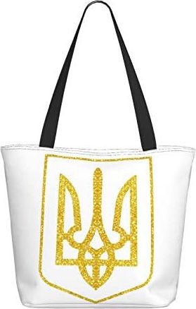 AOOEDM Sac &agrave; provisions pour femme avec embl&egrave;me de lUkraine 33 x 27,9 x 17,8 cm. Le cadeau parfait pour la Saint-Valentin. Cest de la Saint-Valentin pour mam