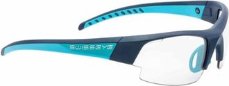 Swisseye Gardosa Re+ S Sportbrille (100% UVA-, UVB- und UVC-Schutz, verstellbarer Nasenbereich & gummierte Bügelenden, splitterfreies Material TR90, inkl. Etui