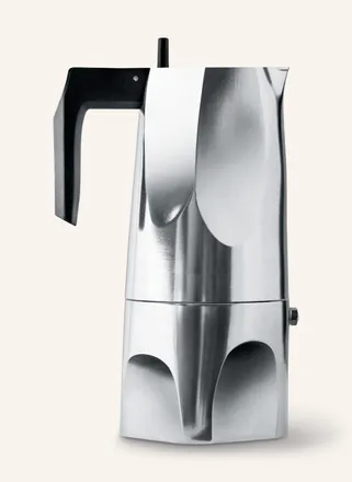 Alessi Espressokocher Ossidiana silber