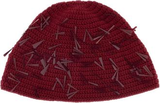 Alanui Femme, Accessoires, Rouge, Taille: ONE Size Tiziano Beanie