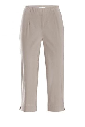Stehmann Ina-530, Bequeme, stretchige Caprihose Gr&ouml;&szlig;e 40, Farbe Kalk