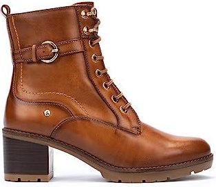 Pikolinos Bottines &agrave; Talon en Cuir LLANES pour Femme Color Brandy