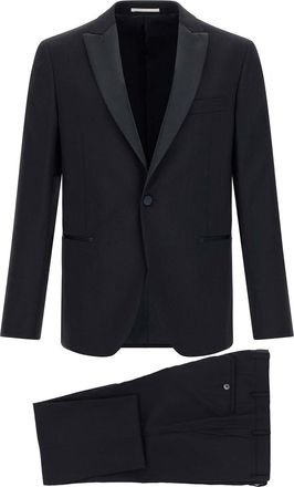 Pal Zileri Knielanges Kleid - Schwarz