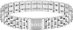 BOSS Jewelry Bracelet à maillons pour Homme Collection OWAN en Acier inoxidable