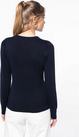 Kariban Sweatshirt Damen Pullover Rundhals