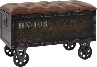 Festnight Aufbewahrungsbank Sitzkommod Sitztruhe Betthocker Sitzbank Polsterbank Flurbank | Massivholz und Kunstleder 80,5 x 41 x 50 cm