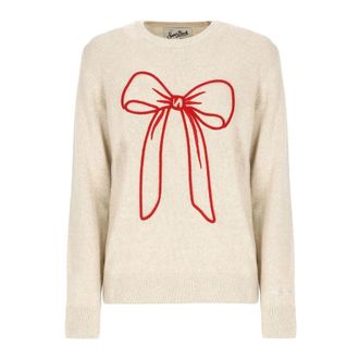 MC2 Saint Barth Damen, Strickwaren, Beige, LGr&ouml;&szlig;e