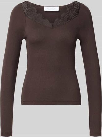 Rich & Royal Slim Fit Longsleeve aus reiner Baumwolle