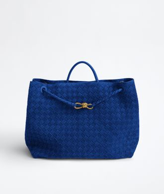 Bottega Veneta Andiamo grand format - Bleu - Femme - Unisex