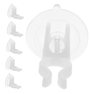 Aboofan 6st&uuml;cke Kerzenhalter Mit Saugn&auml;pfen Transparente Kerzenklemmen F&uuml;r Led-stabkerzen F&uuml;r Weihnachtsdekoration Hochzeiten Und Besondere Anl&auml;sse