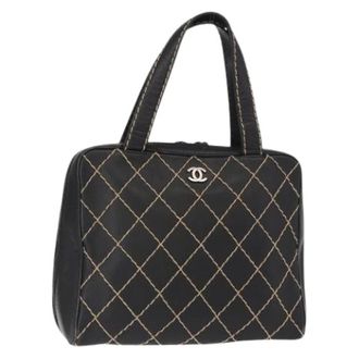 Chanel Sac &agrave; main vintage Pre-owned - Femme - Pre-owned - Noir - Taille: ONE Size