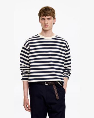 Arket Lockeres Langarmshirt -Blau