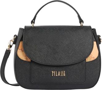 Alviero Martini 1A Classe Sac bandouli&egrave;re avec rabat - Femme - Sacs - Noir - Taille: ONE Size