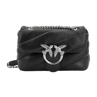 Pinko Pinko, Femme, Sacs, Noir, Taille: ONE Size Mini Love Bag Puff