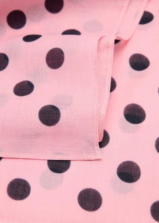 Mango Mouchoir imprim&eacute; &agrave; pois rose - Femme - Taille unique - MANGO