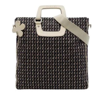 Chanel Pre-owned Canvas Satchel - - Pre-owned - Damen - Schwarzk - ONE SIZE