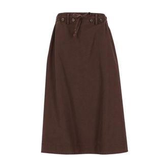 Golden Goose Baumwoll-Rundrock - - Skirts - Damen - Braun - S