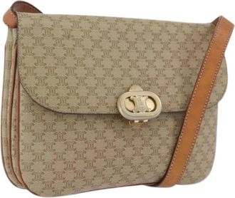 Celine Sac bandouli&egrave;re vintage doccasion - Femme - Pre-owned - Beige - Taille: ONE Size