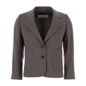 Dries Van Noten 01140-Bamis 3306 W W Jacke - - Jackets - Damen - Grau - XS