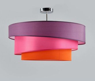 Lindby [GEBRAUCHT] B-Ware Lindby Deckenlampe Melia Deckenleuchte Leuchte Lampe Deckenlicht Violett Pink401