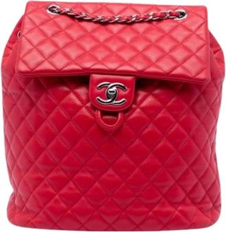 Chanel Sac &agrave; dos Pre-owned Urban Spirit - Femme - Pre-owned - Rouge - Taille: ONE Size