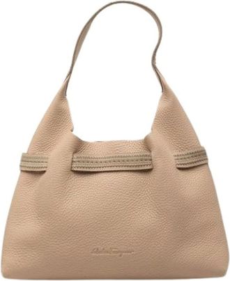 Ferragamo Sac port&eacute; &eacute;paule Pre-owned - Femme - Pre-owned - Brun - Taille: ONE Size