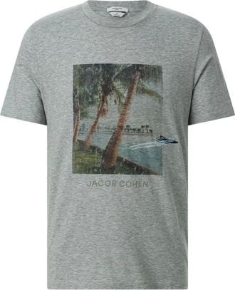 Jacob Cohen Homme, Tops, Gris, Taille: M T-Shirt