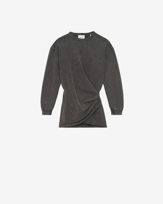 Isabel Marant Robe Pipper - Femme - Noir D&eacute;lav&eacute; - Taille36 - Marant &Eacute;toile