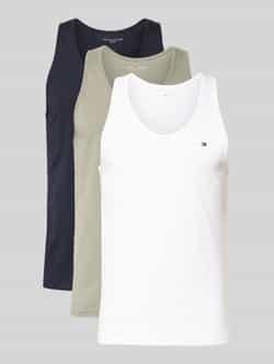 Tommy Hilfiger Regular Fit Tank Top aus reiner Baumwolle im 3er-Pack