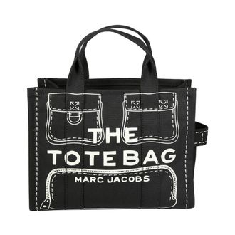 Marc Jacobs Femme, Sacs, Noir, Taille: ONE Size The Medium Tote Trompe LOeuil