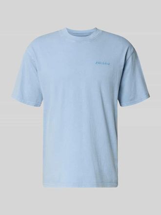 Dickies T-Shirt mit Rundhalsausschnitt und Label-Stitching