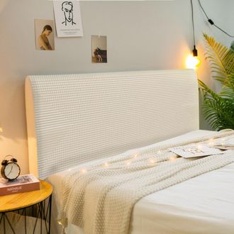 Generic Kopfteilbezug, atmungsaktiver Staubschutz, einfach anzubringender M&ouml;belschutz, rutschfest und schmutzabweisend - ideal f&uuml;r das Schlafzimmer.-Color 4||