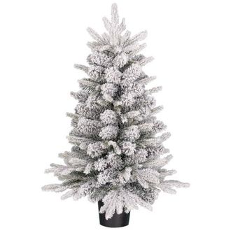 Black Box Trees Grimshaw Künstlicher Weihnachtsbaum im Topf - H90 x Ø61 cm - Grün