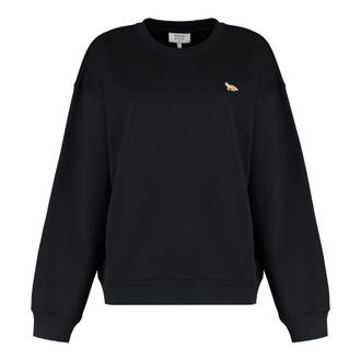 Maison Kitsun&eacute; Damen, Sweatshirts & Hoodies, Schwarzk, LGr&ouml;&szlig;e