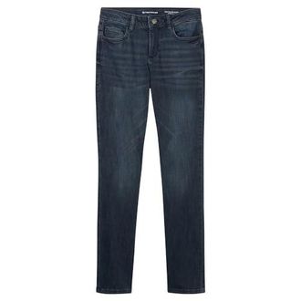 Tom Tailor Tom Tailor Jean Droit Alexa pour Femme, 10282 - Dark Stone Wash Denim, 29W / 30L